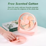 Small Room Air Circulator Fan, 3 Speeds 360° Rotation Table Fan, 30 db ...