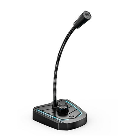 USB Desk Microphone Plug & Play Professional 360 Degree Omnidirectional ...