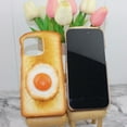 3D Toast Bread Phone Case For iPhone 14Pro MAX Case 15 14 13Pro 12 11 ...