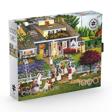 Buffalo Games 1000-Piece Charles Wysocki Churchyard Christmas Jigsaw ...