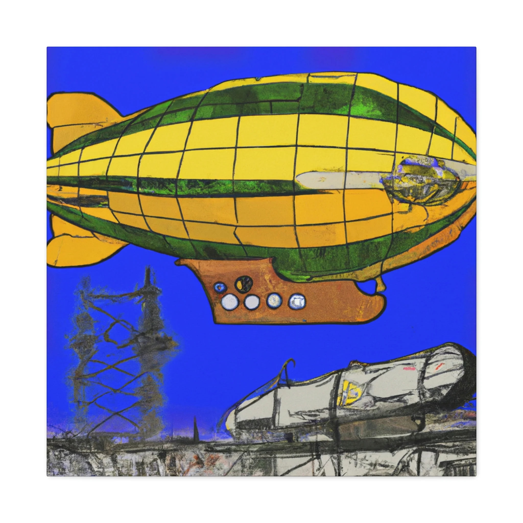 Airy Blimp Vision - Canvas - Walmart.com