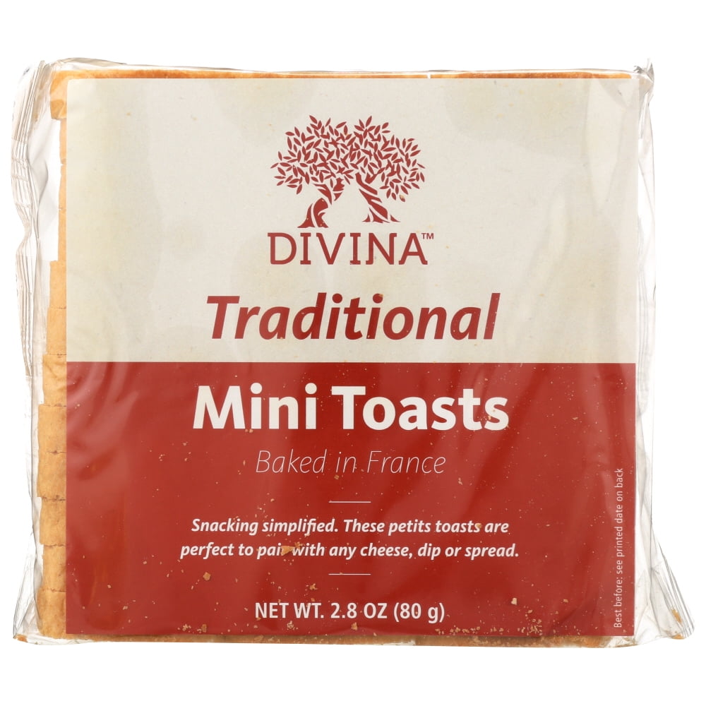 Divina, Traditional Mini Toasts, 2.8 Oz.4 - Walmart.com - Walmart.com