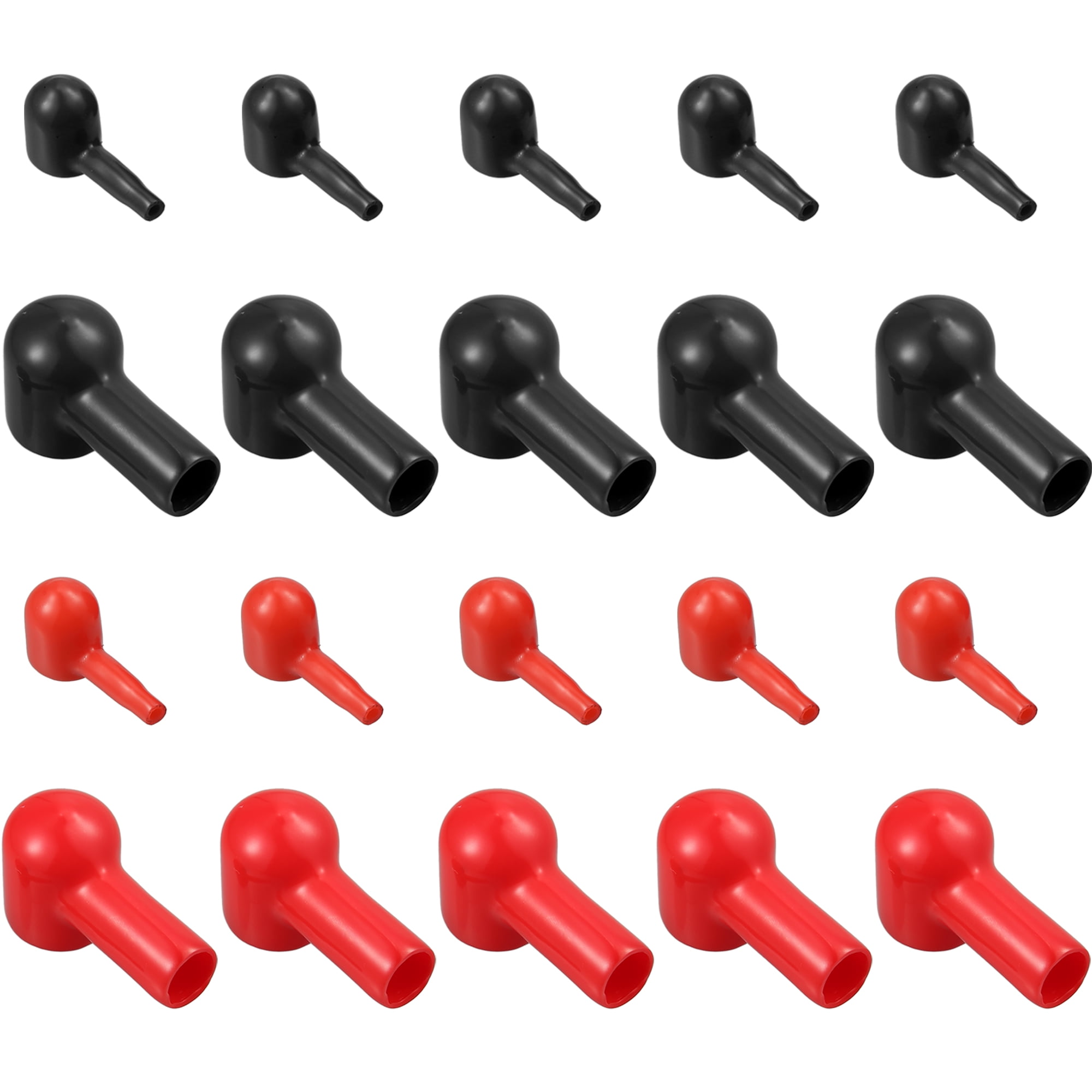 Battery Terminal Boots Insulating Rubber Covers Red Black Cable Lug ...