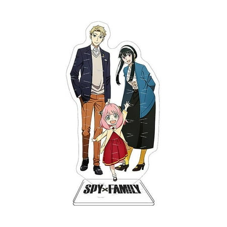 Spy Family Wilight Yor Forger Anya Forger #b Style Laser Acrylic Stand ...