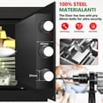 1.3 Cubic Feet Fireproof Small Safe Box with Digital Keypad, Spare Keys ...