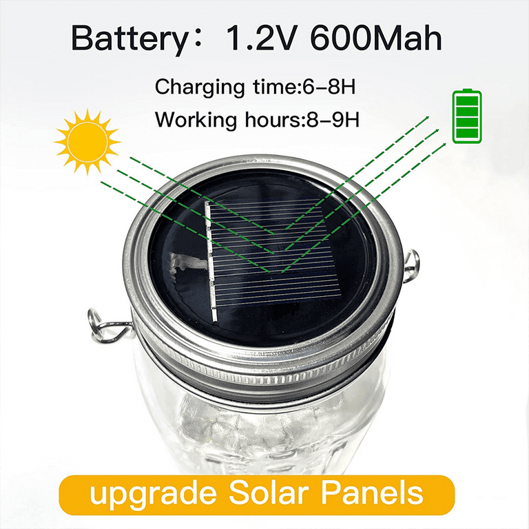 Walmart Solar Jar Lids