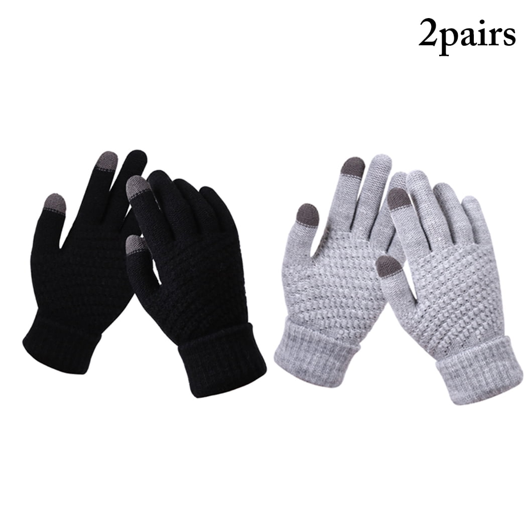 Click here for Coofit Winter Gloves Warm Full Finger Knit Gloves... prices