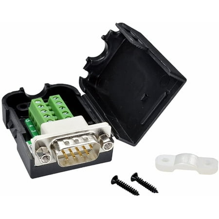 DB9 D-SUB RS232 VGA Adapter 9 Pin Signals Terminal Breakout Plastic ...