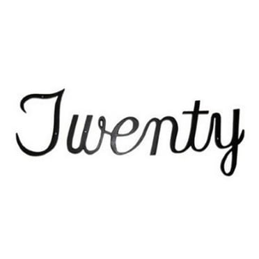 Montague Metal Products Small Script Modern House Number Three ...