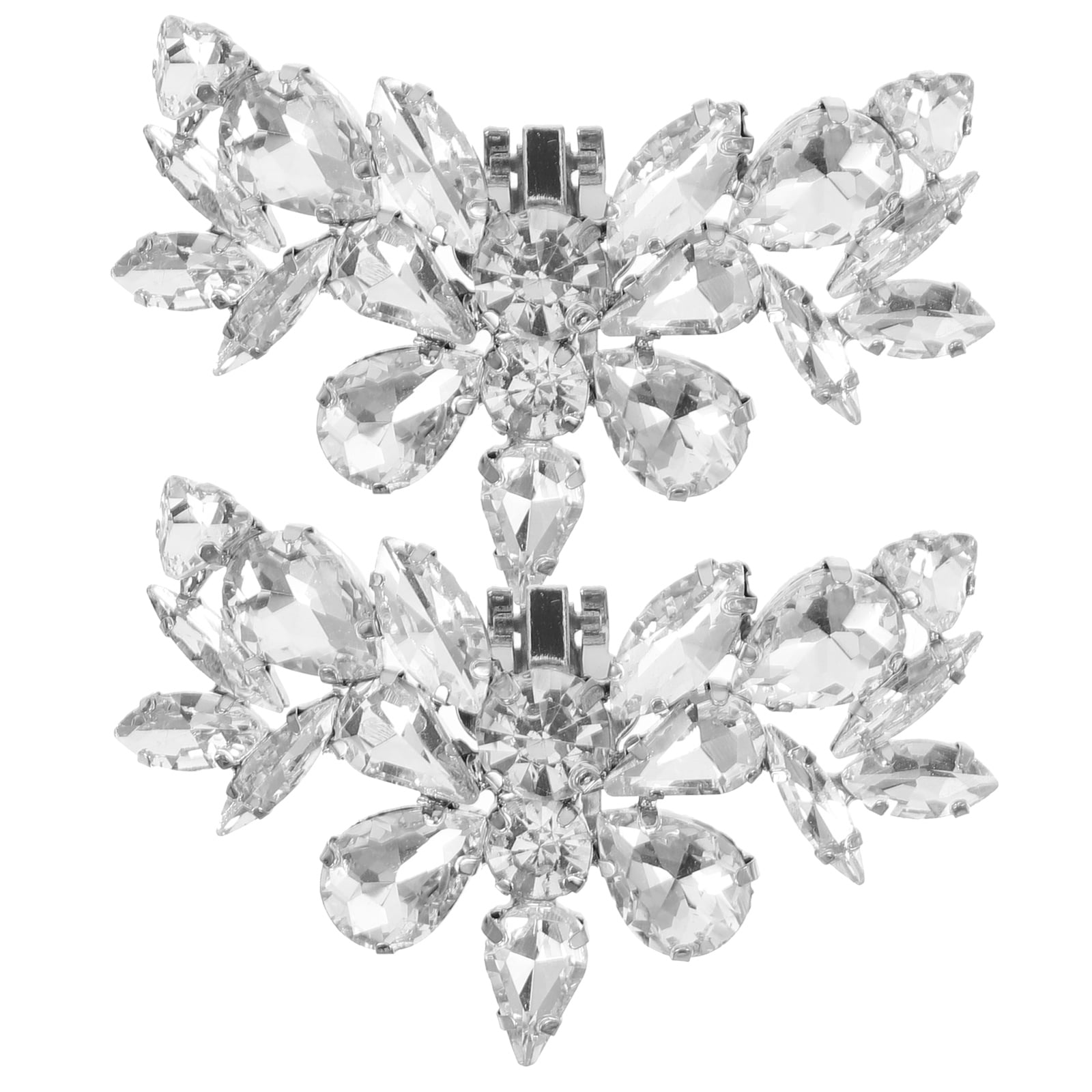 SHISUYAN 1 Pair Shoe Clips Rhinestone Shoe Charms Shoes Decorative ...