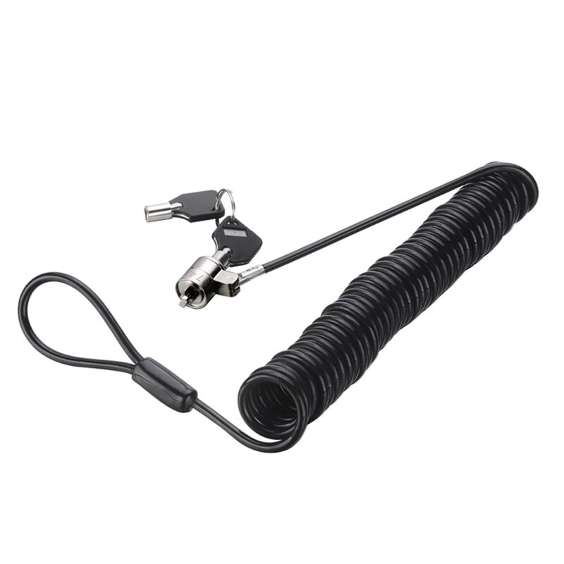 Candado para portátil antirrobo con resorte retráctil universal con ...