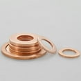 Solid Pure Copper Flat O Ring Washers Sump Shim Solid Valve Spacer ...