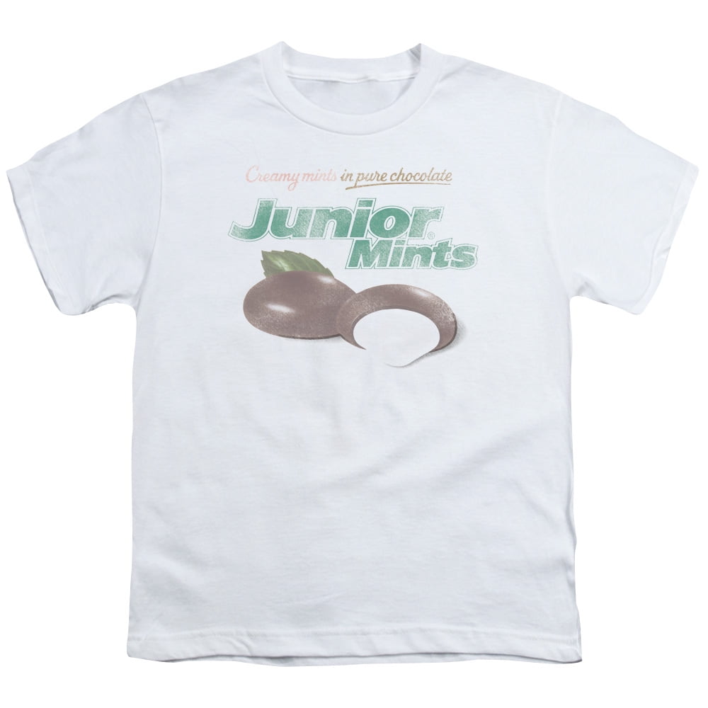 Tootsie Roll - Junior Mints Logo - Youth Short Sleeve Shirt - Large ...