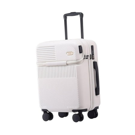Carry on Luggage with Wheels with Front Zipper Pocket Easy Access PC ...