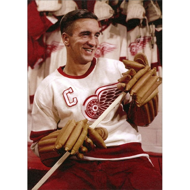 Avanti Press Ted Lindsay Historic Detroit Hockey Blank Note Card ...