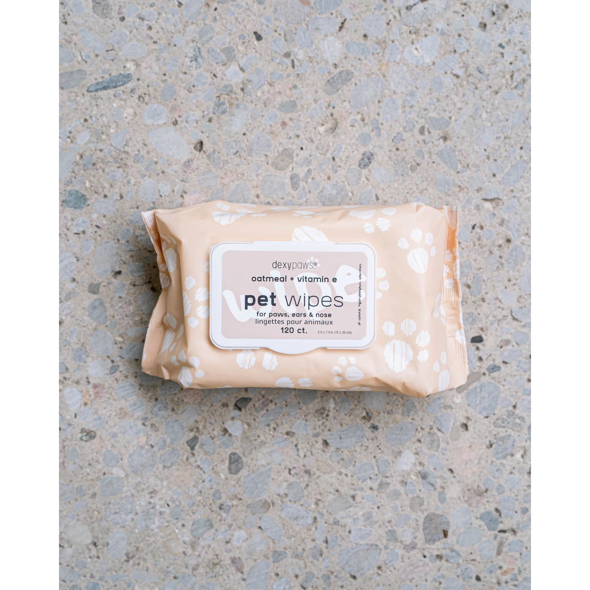 Click here for Dexypaws Cleansing Wipes Pouch 120ct - Oatmeal And... prices