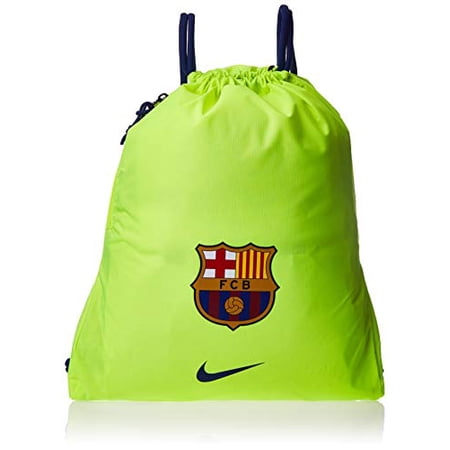 Nike FC Barcelona Stadium Football Gym Sack Volt/Deep Royal Blue ...