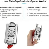 Cap Crack Jar Opener, Heavy Duty Stainless Steel Cap Crack Opener with ...