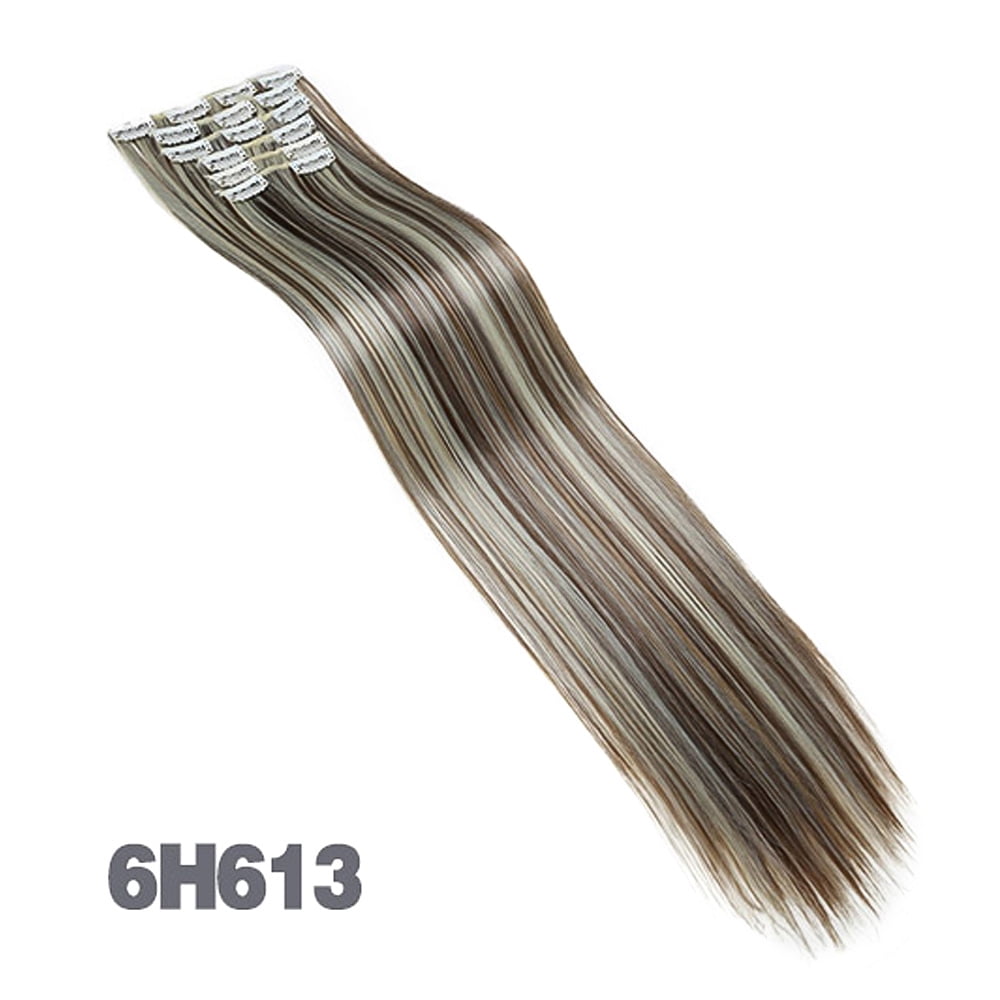 Click here for Labymos 24in Clip In Hair Extensions 1 Set 6 Pcs 1... prices