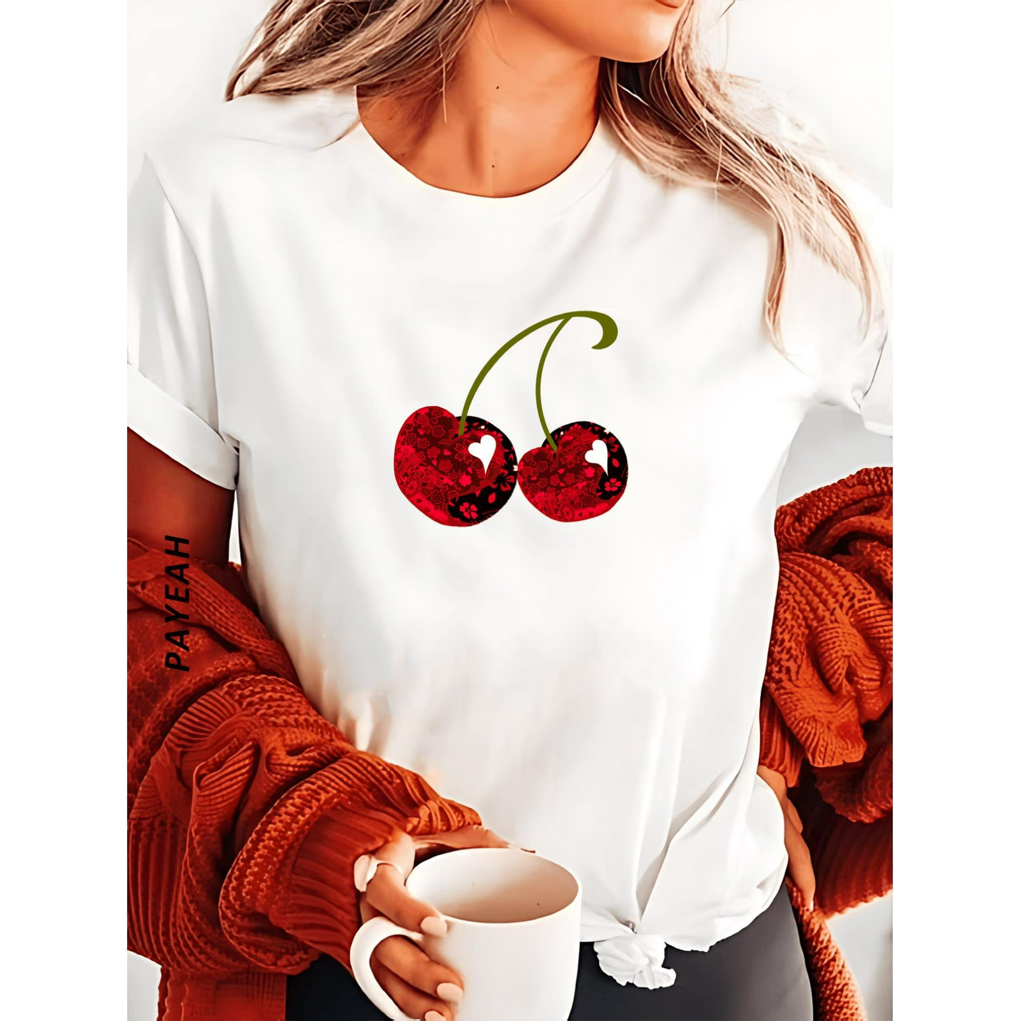 Click here for Generic Womens Red Cherry Cherries Cherry T-Shirt prices