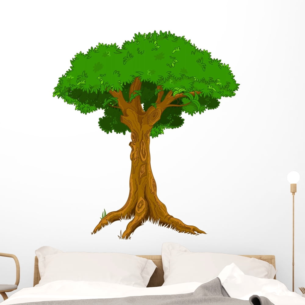 Majestic Tree Wall Decal Mural by Wallmonkeys Vinyl Peel & Stick ...