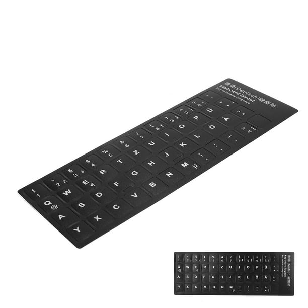 Greensen German Keyboard Sticker Replacement Keyboard Sticker for ...
