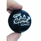 Wham-O Super Fun Incredible SuperBall® Toy, Black Bouncing Ball for ...