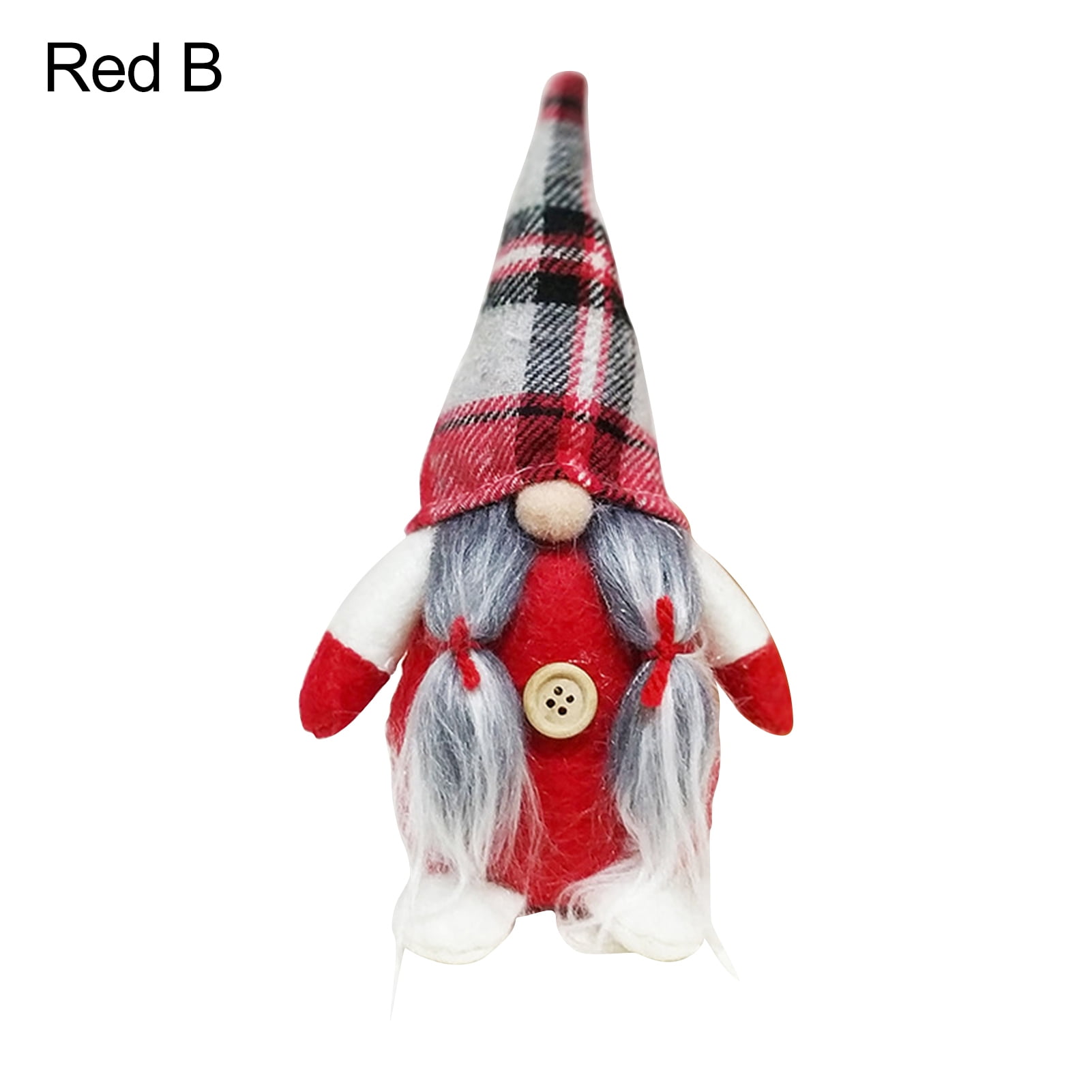 Wharick Decorative Faceless Doll Novelty Anti-fade Lattice Big Braids ...