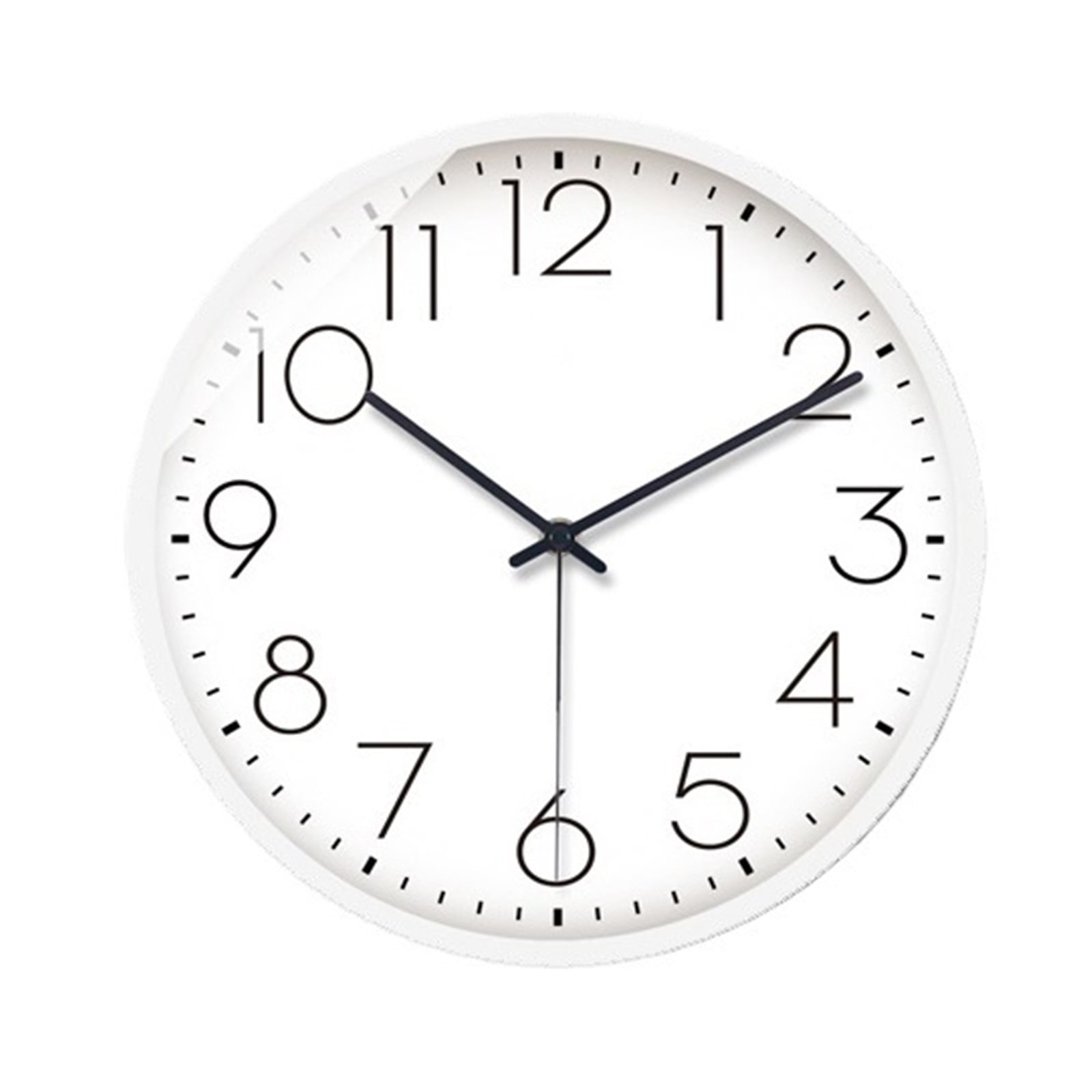 Click here for Baelky Minimalist White Wall Clock Silent Operatio... prices