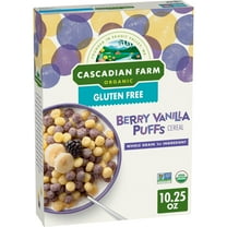 Cascadian Farm Organic Mini Cookies 'n' Crème, Gluten Free Cereal, Non ...