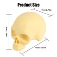 Slccxzc Tattoo Silicone Practice Skull Models 3D Head Blank Tattoo ...