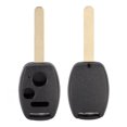 2 1 Button Keyless Remote Shell Case Key Replacement Cutting Blade Fit