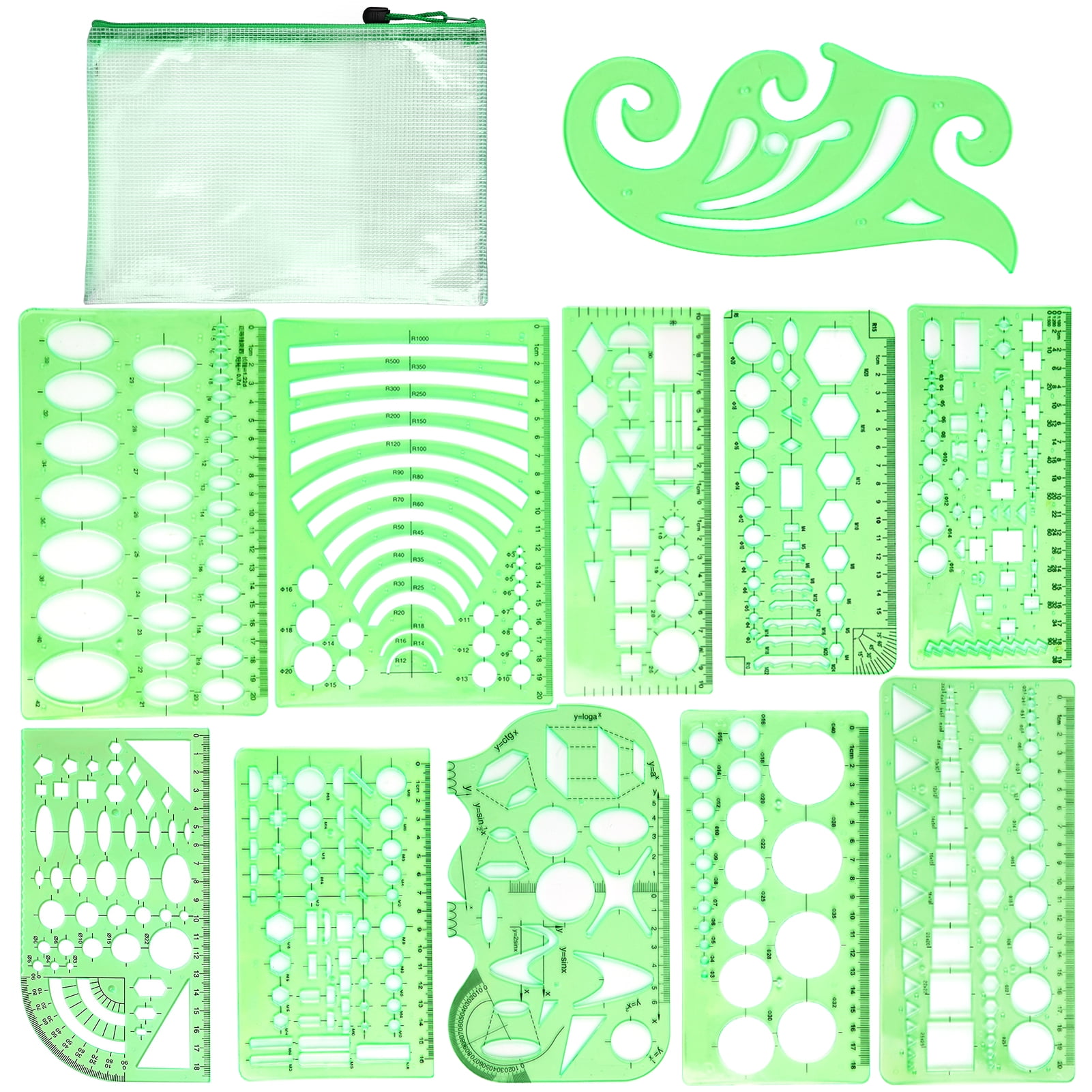 Jupean Ruler, Sewing Ruler, for Beginners Tailors Designers - Walmart.com