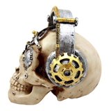 Steampunk Cyborg R&B Funk Music Fanatic With Headphone Skull Figurine 5 ...