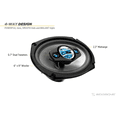 Scosche HD6904F - HD Speakers | Speakers for Cars | 6x9" Set - Walmart.com