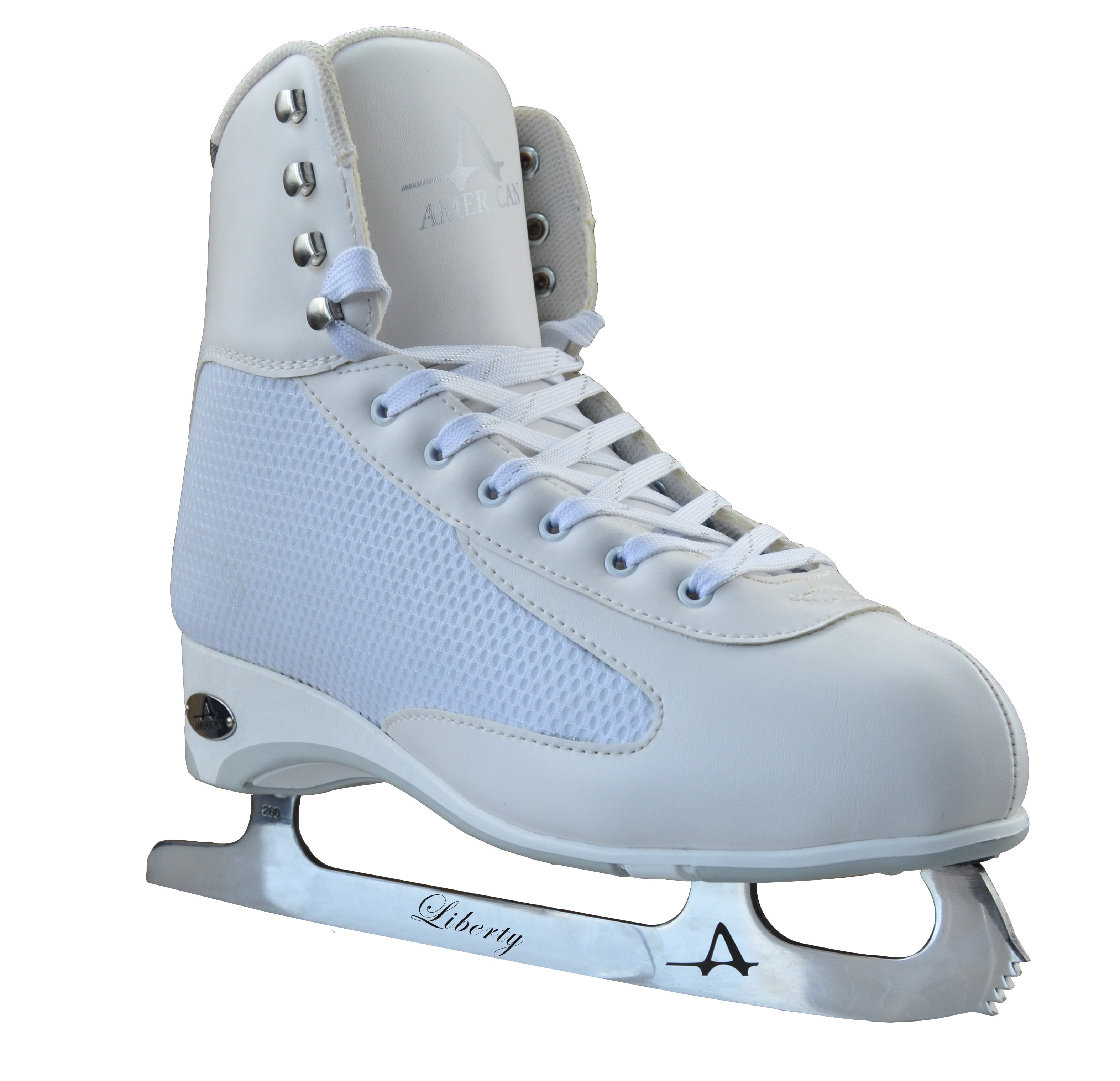 American WHITE ICE Figure Skate - Walmart.com