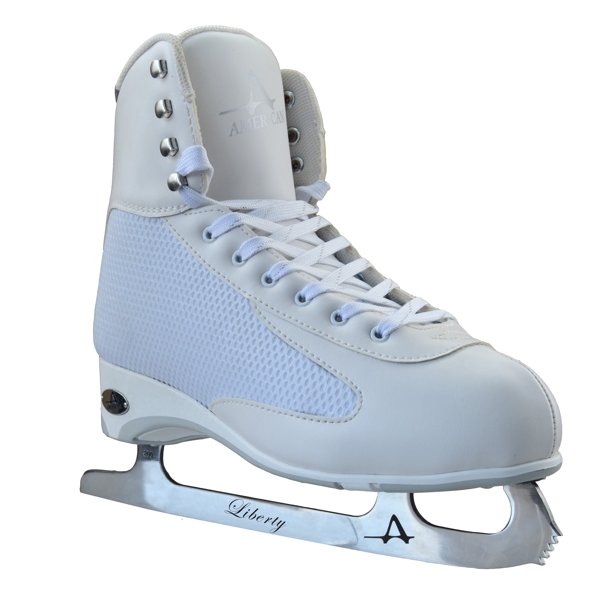 American WHITE ICE Figure Skate - Walmart.com