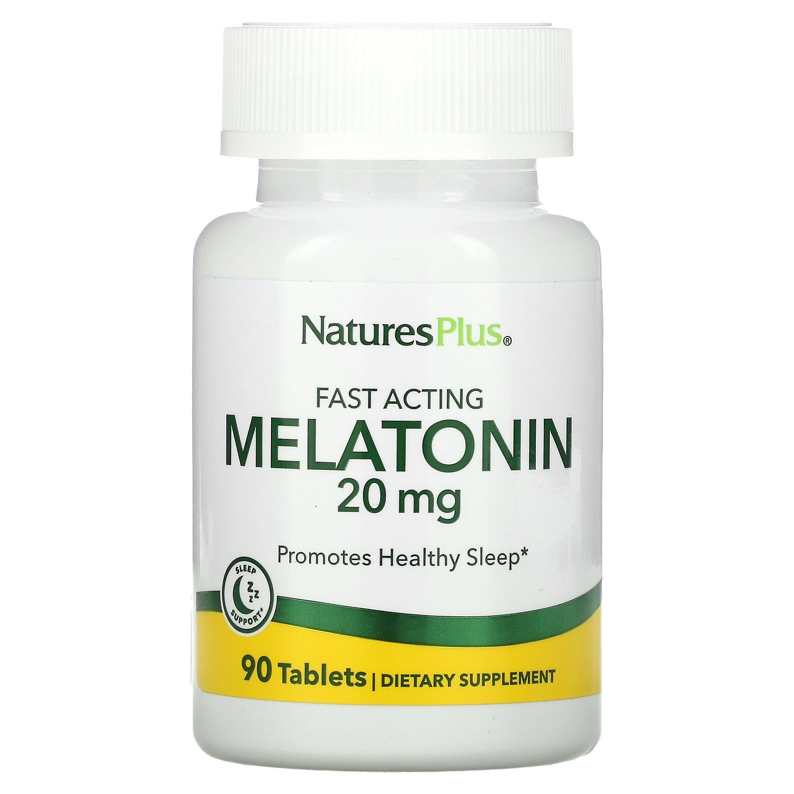 Nature's Plus Melatonin, 20 mg, 90 Tablets - Walmart.com