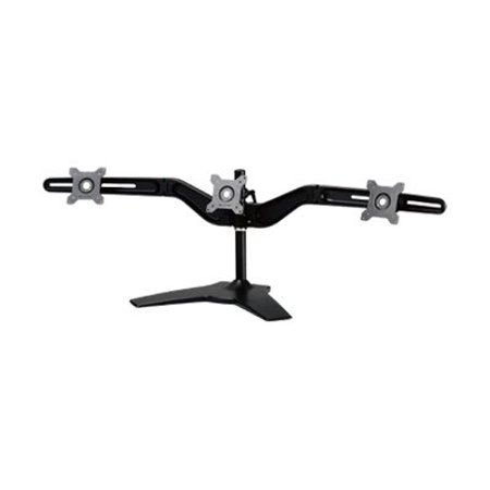 Amer AMR3S - Stand (desk stand) - for 3 LCD displays - steel, aluminum ...