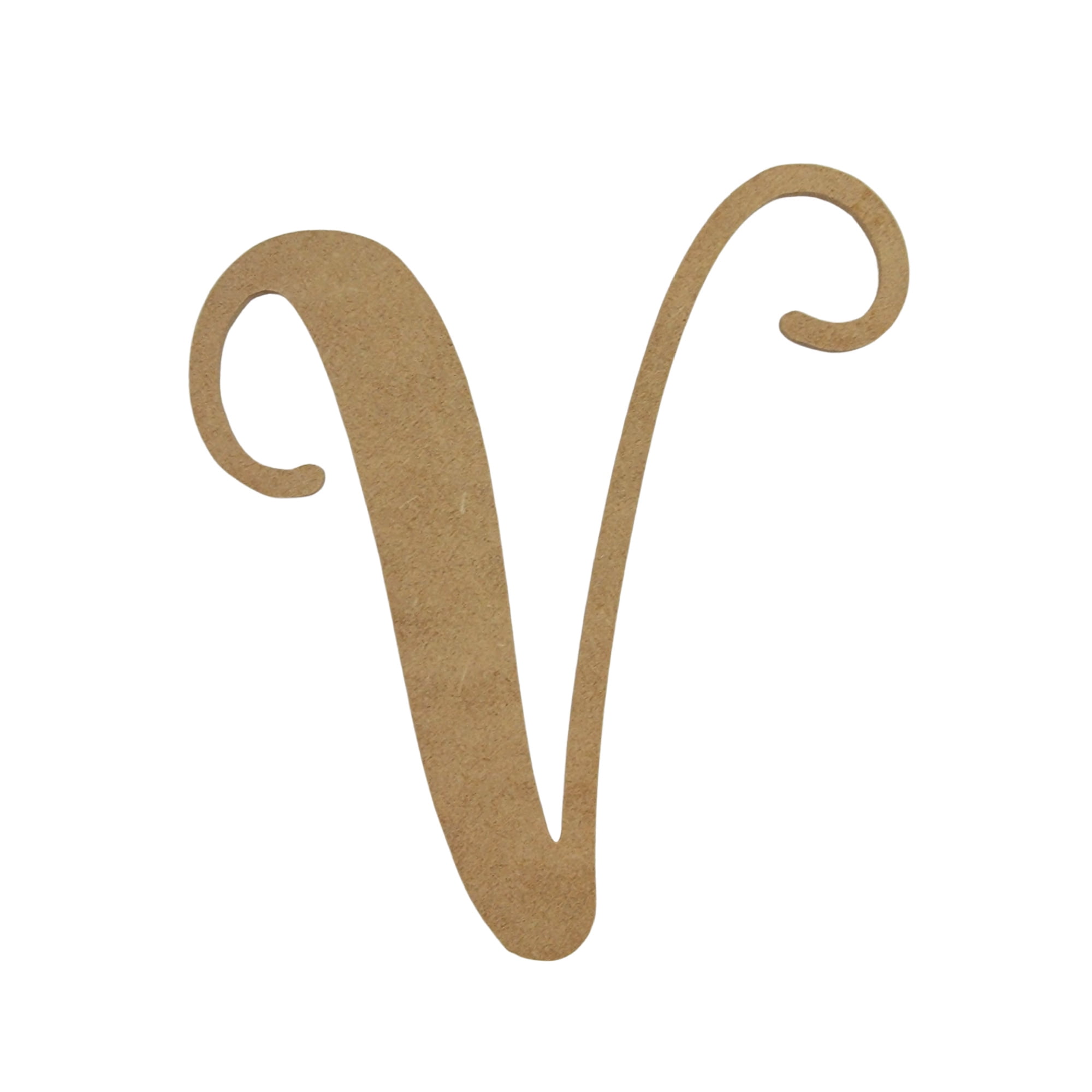 Wooden Letter Unfinished, Starfish Font, Craft Cutout - Walmart.com