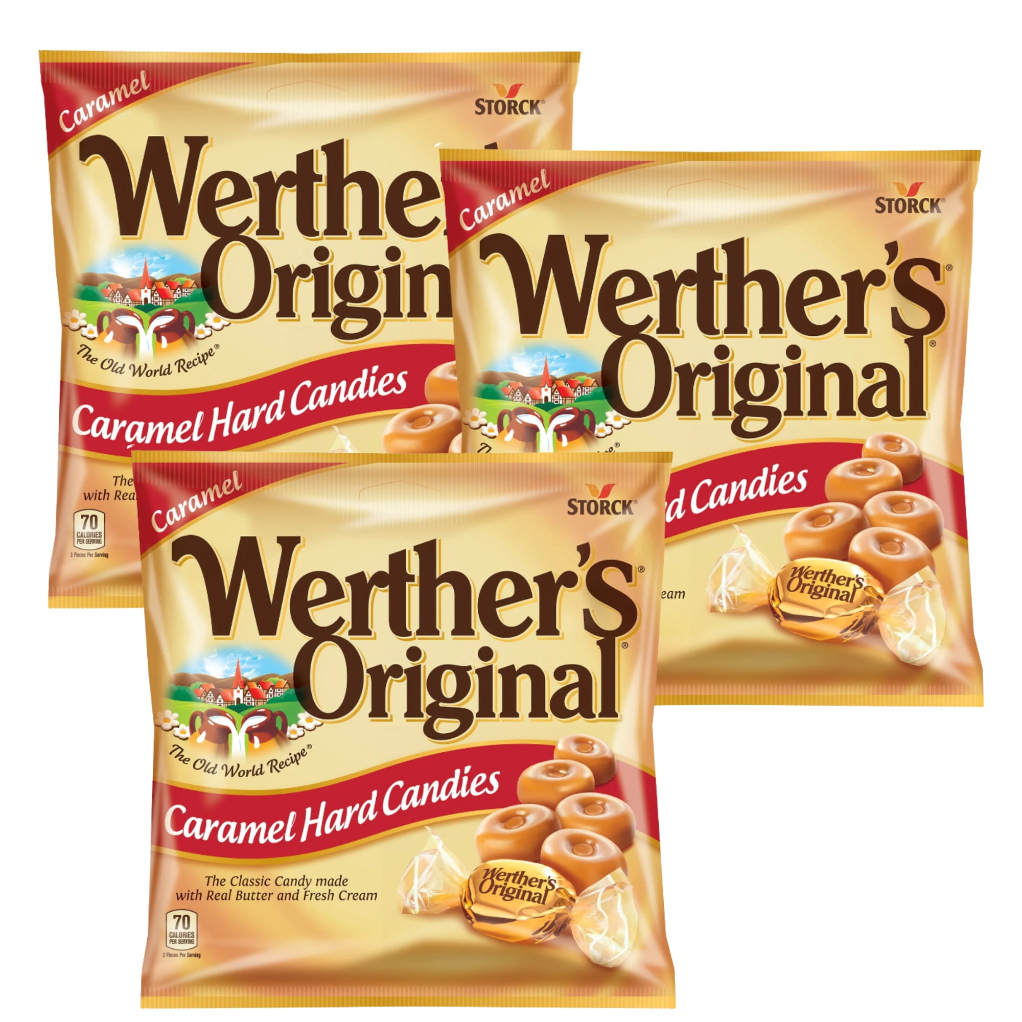 Werther's Original Caramel Hard Candies Made with Butter & Fresh Cream ...