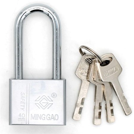 Long Beam Key Main Lock Padlock 40mm Square Long Beam Blade Padlock ...