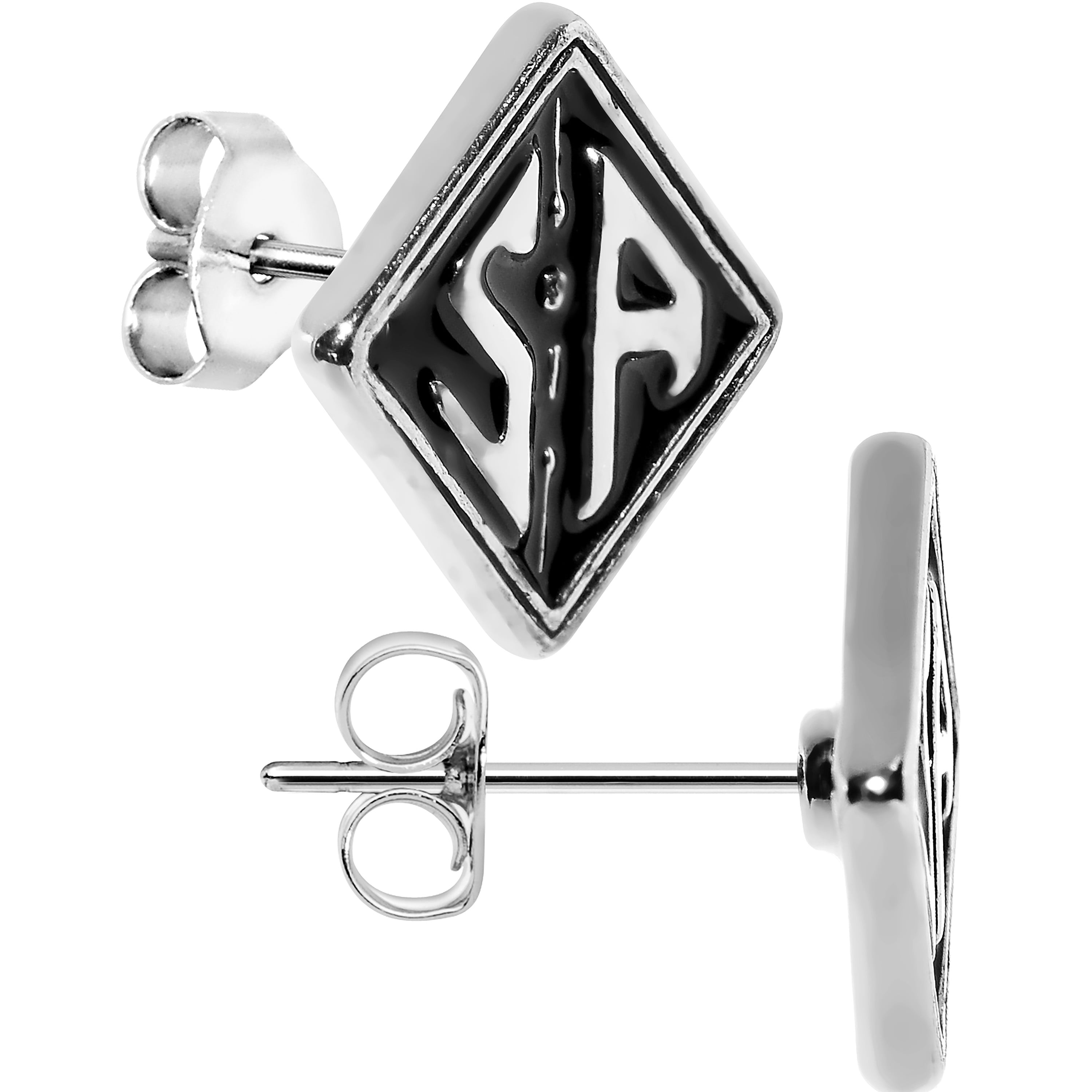 Officially Licensed Sons of Anarchy S of A Stud Earrings - Walmart.com