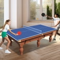 7FT×4FT Foldable Table Tennis Conversion Top, Portable Indoor Ping Pong ...