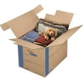 Bankers Box Large Prime Moving Box 6 Pack, Reinforced Handles, Tape ...