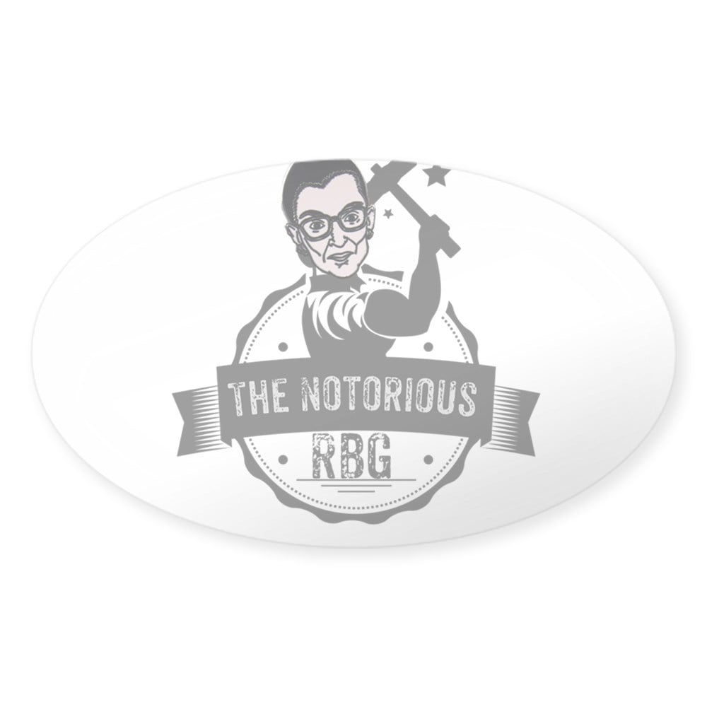 CafePress - Ruth Bader Ginsburg Union Notorious RBG Sticker - Sticker ...