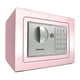 Honeywell Safes, 0.15 Cu ft, Pink Compact Steel Digital Lock Security ...