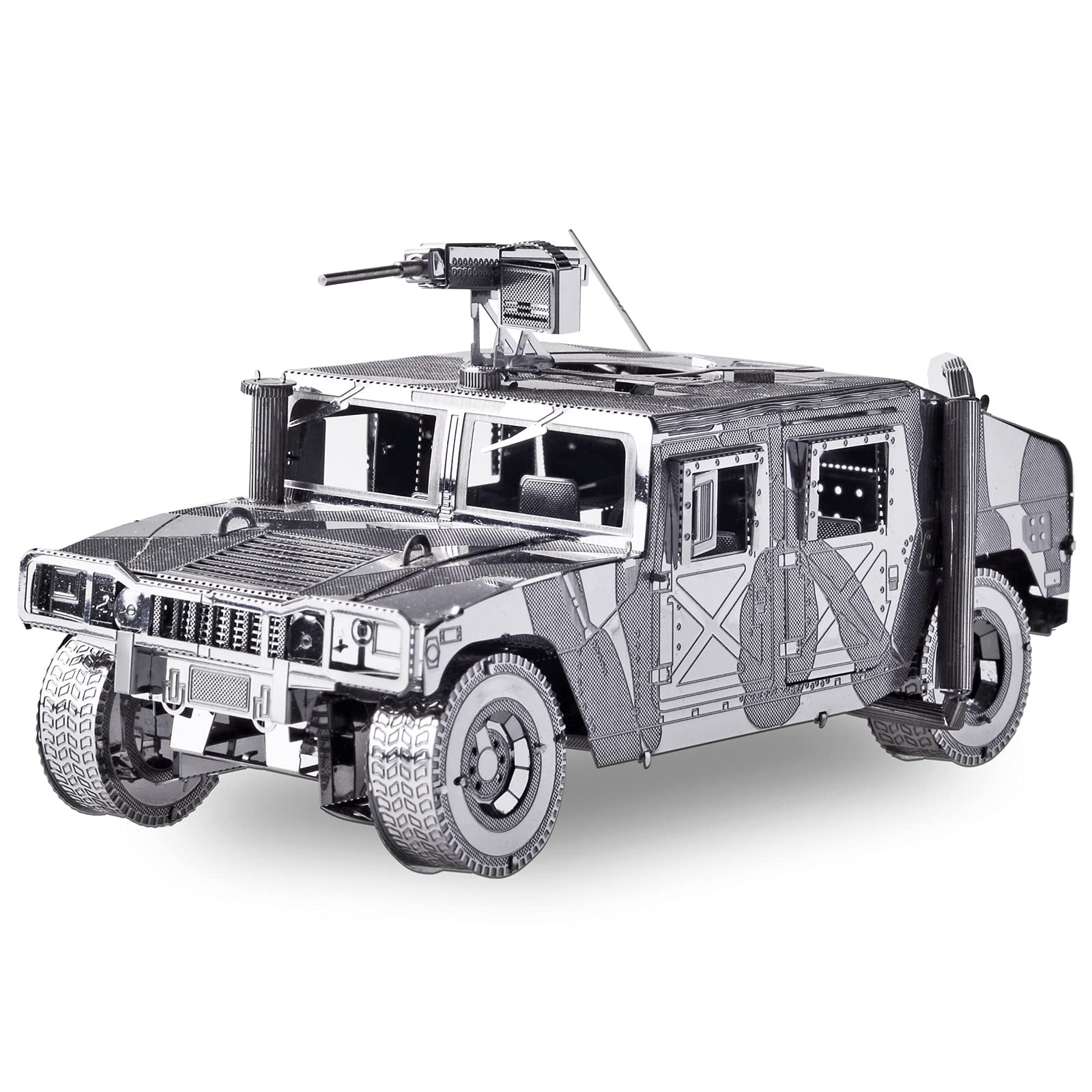 Piececool 3D Metal Puzzle, American Hummer H1 Military Vehicle Model ...