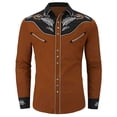 Byoo Little Boy Floral Embroidered Western Button Down Shirt Long ...