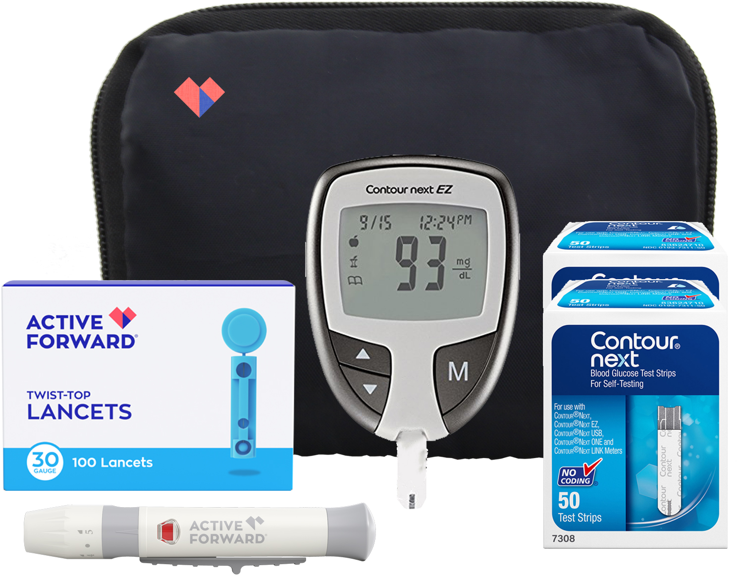 Active Forward Contour Next EZ Diabetes Testing Kit Contour Next EZ Active Forward Contour Next EZ Diabetes Testing Kit Contour Next EZ